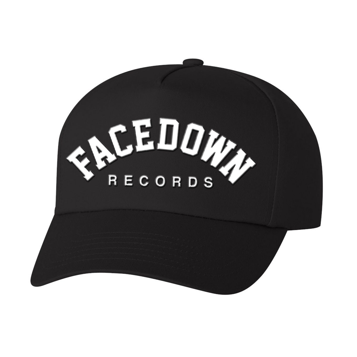 Logo - Black Snapback Hat – Facedown Records